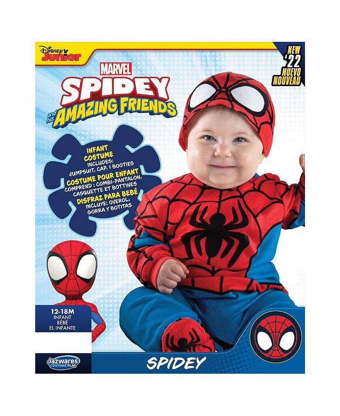 Jazwares Baby Boys and Girls Spider-Man Costume with Hat - Macy's