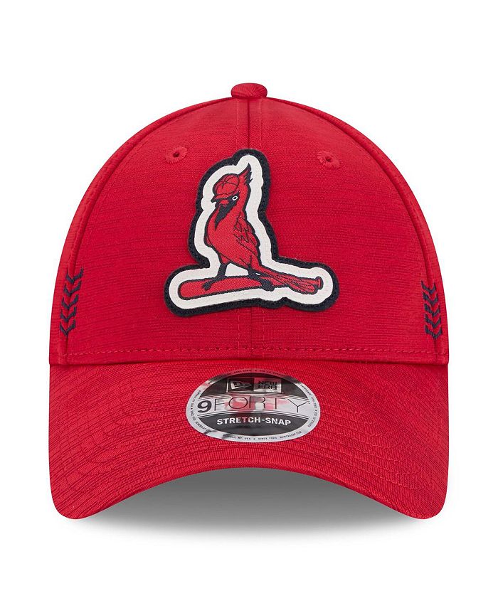 New Era Men's Red St. Louis Cardinals 2024 Clubhouse 9FORTY Adjustable ...
