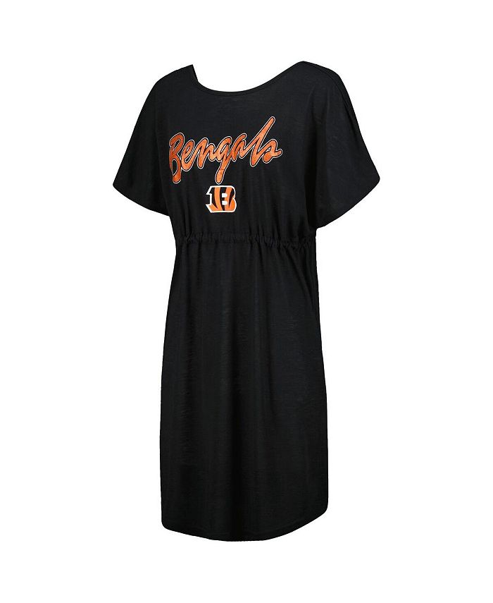 G-III 4Her by Carl Banks Women's Black Cincinnati Bengals Versus Swim ...