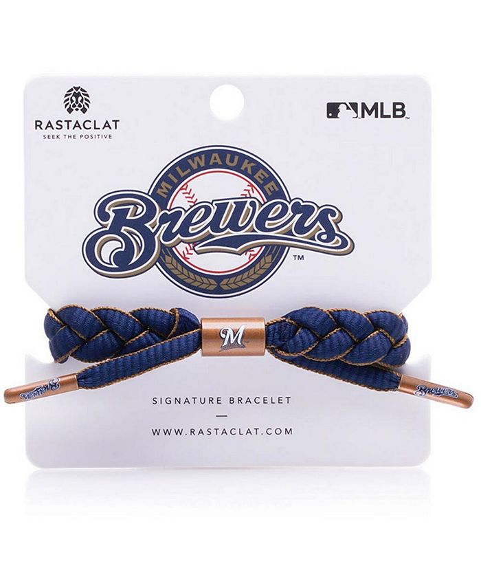 Rastaclat Men's Milwaukee Brewers Signature Infield Bracelet - Macy's