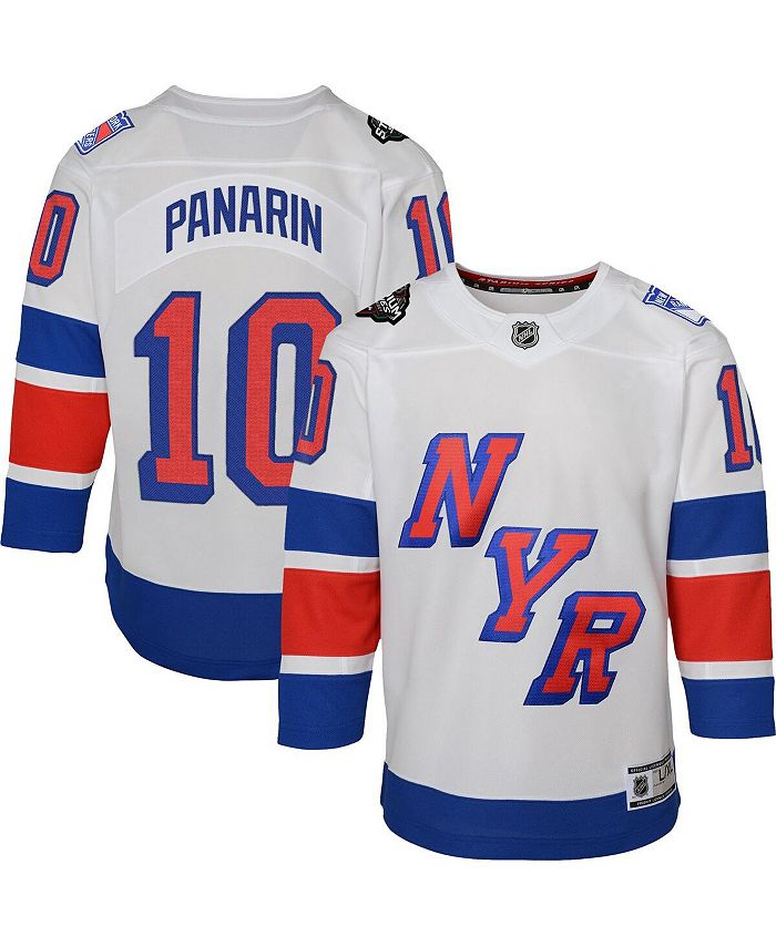Outerstuff Little Boys and Girls Artemi Panarin White New York Rangers 2024 NHL Stadium Series ...
