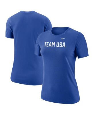 Nike Women's Royal Team USA Olympics Core T-shirt - Macy's