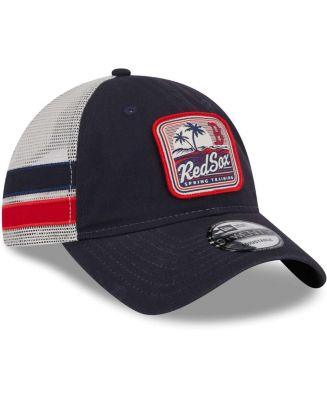 Men's New Era Navy, White Boston Red Sox Spring Training Striped ...