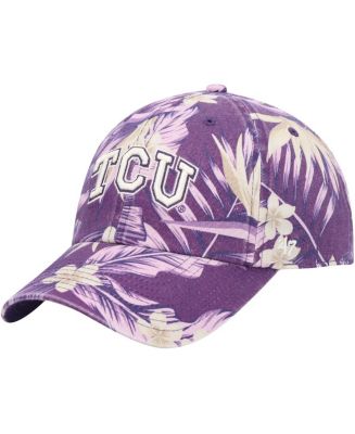 Men's '47 Brand Purple TCU Horned Frogs Tropicalia Clean Up Adjustable ...