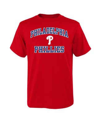 Big Boys Fanatics Red Philadelphia Phillies Heart and Soul T-shirt - Macy's