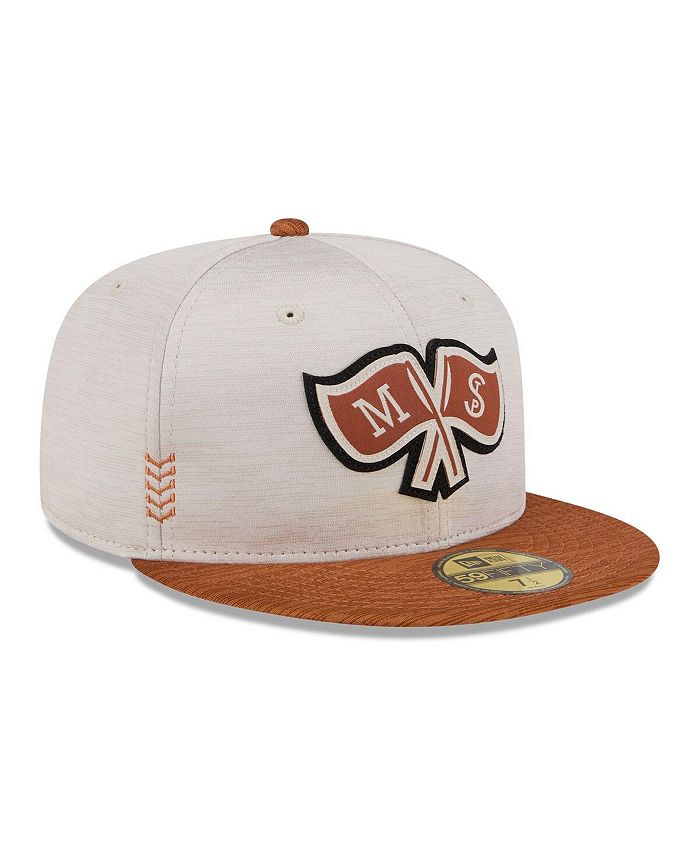 New Era Men's Stone, Brown Minnesota Twins 2024 Clubhouse 59FIFTY ...