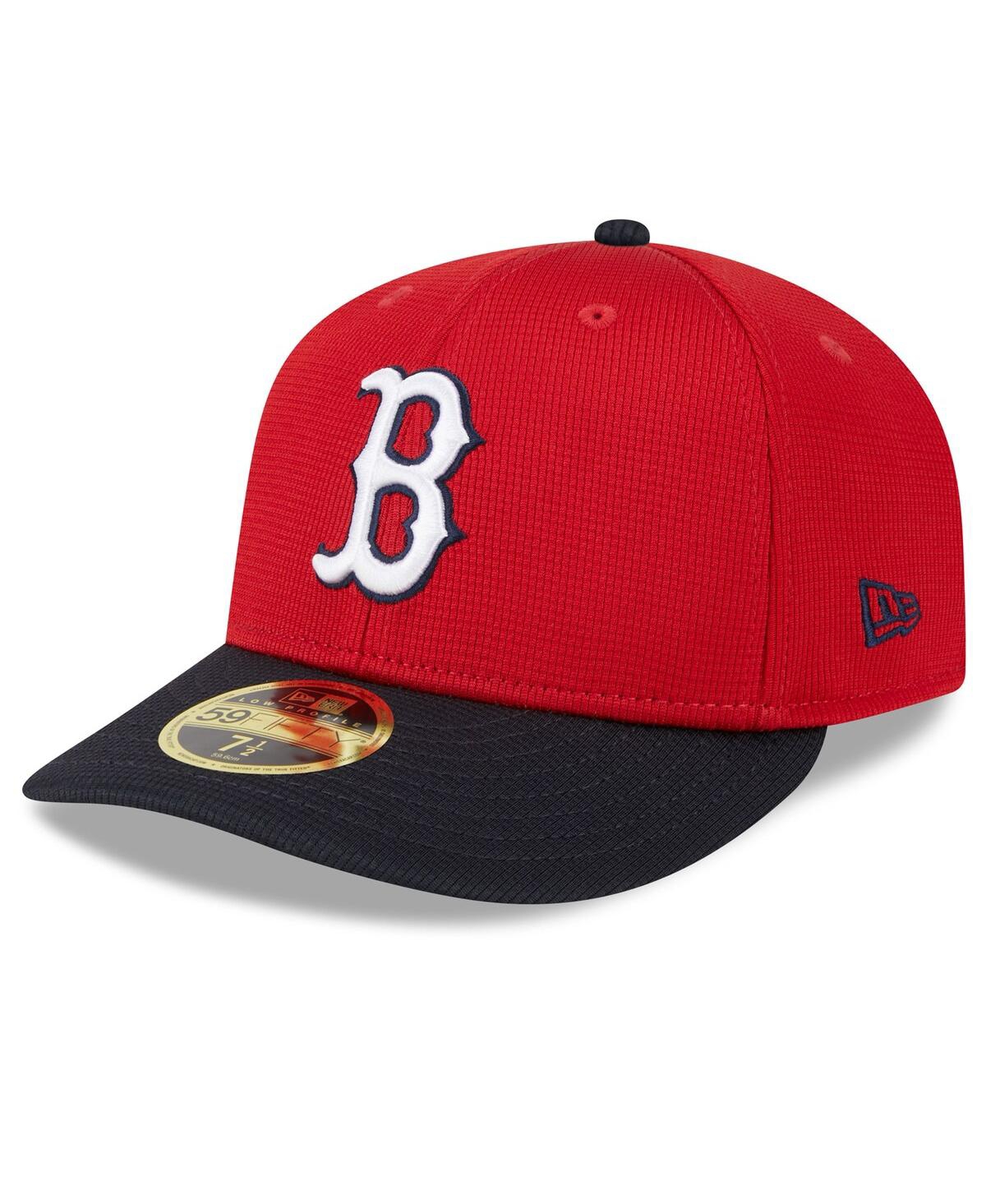 New Era Men's Red, Navy Boston Red Sox 2024 Spring Training Low Profile ...