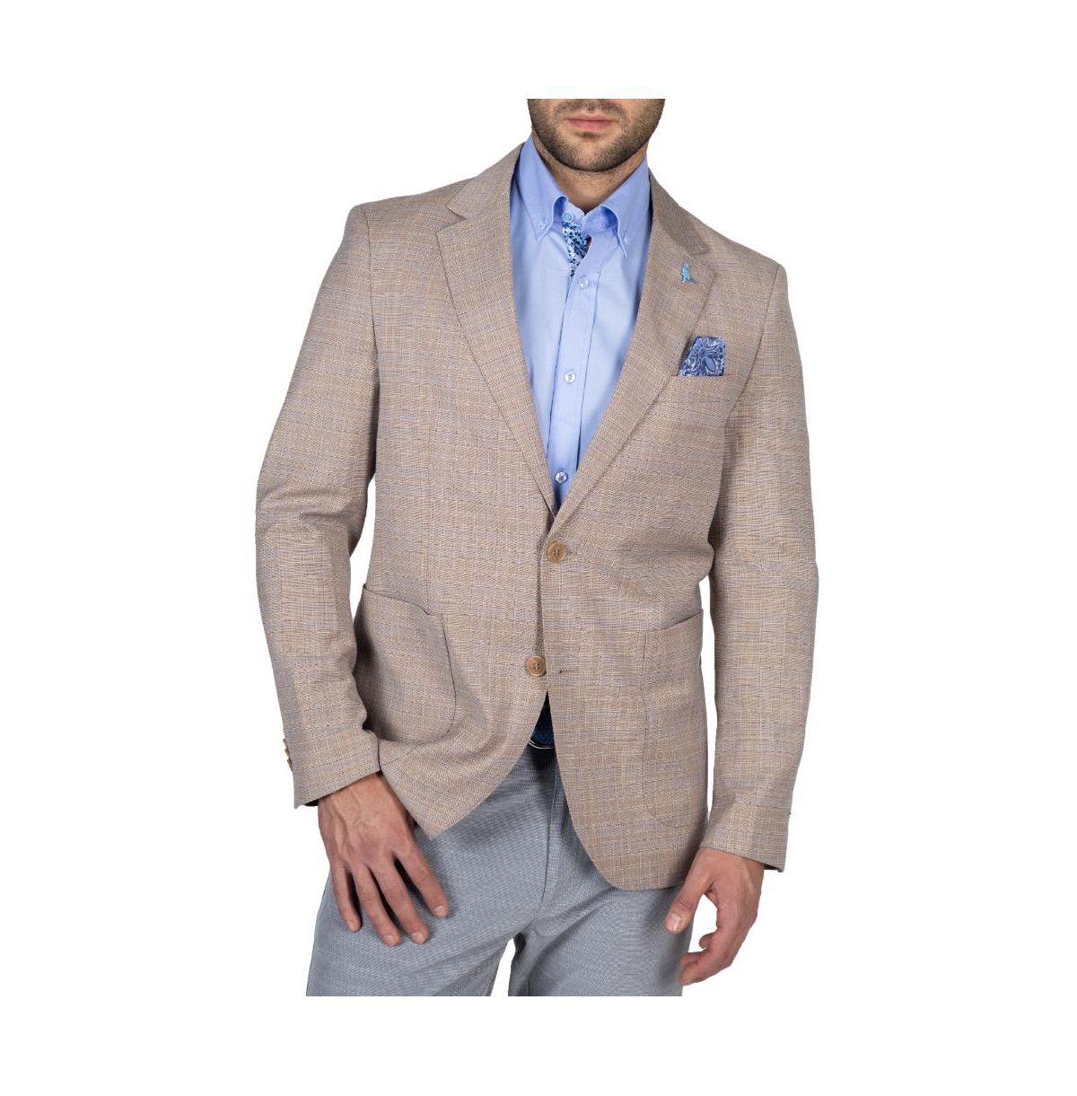 Click here for Tonal Shadow Plaid Sport coat - Beige/Khaki prices