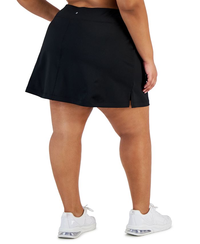 ID Ideology Plus Size Active Solid Pull-On Skort, Created for Macy's ...