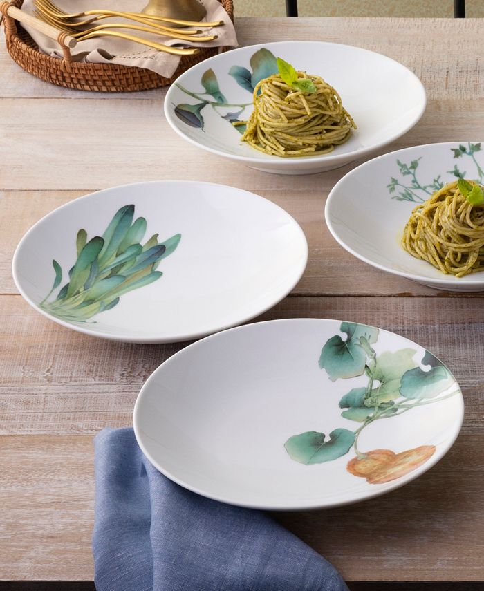 Noritake Kyoka Shunsai Deep Plates Set/6 - Macy's