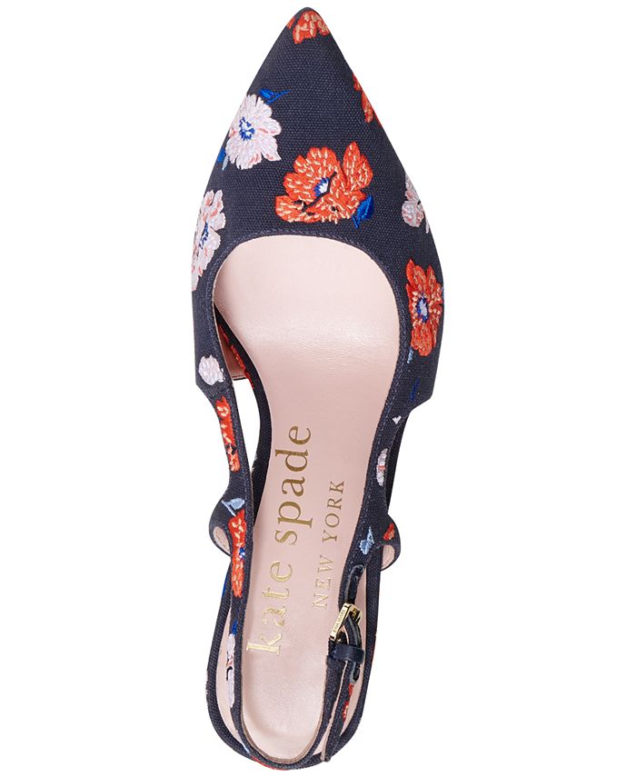 kate spade new york Valerie Pointed-Toe Slingback Pumps - Macy's