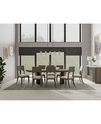 Furniture Frandlyn 9pc Dining Set (Table + 8 Side Chairs) - Macy's