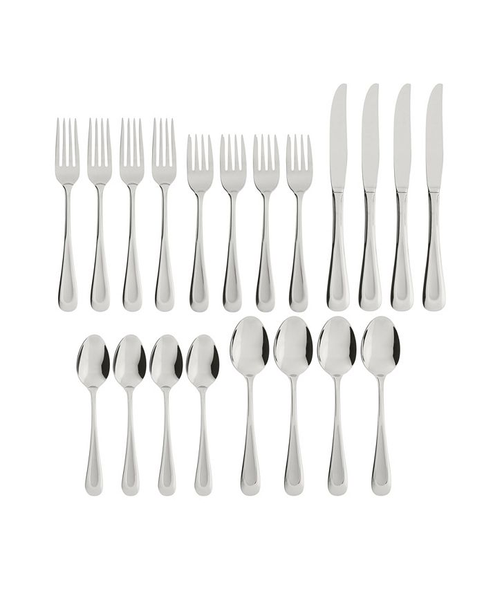 Oneida Satin Sand Dune 20 Piece Flatware Set, Service For 4 - Macy's