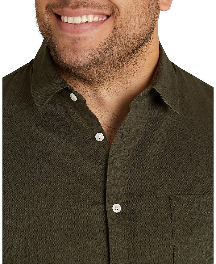 Johnny Bigg Men's Anders Linen Shirt - Macy's