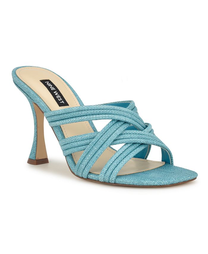 Nine West Women's Tracee Square Toe Strappy Dress Sandals - Macy's