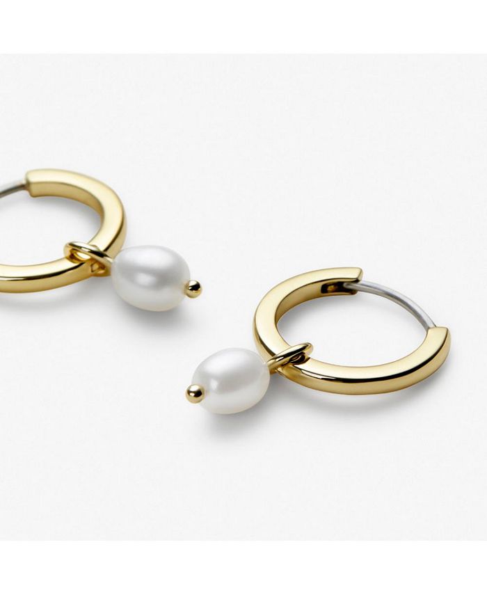 Ana Luisa Pearl Huggie Hoops - Frida - Macy's
