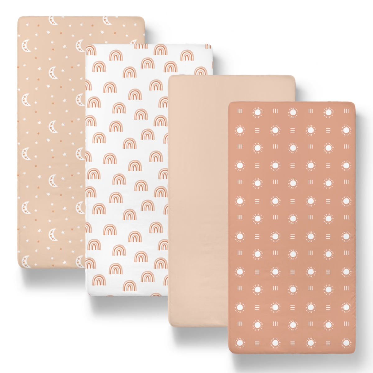 Click here for The Peanutshell Boho Bassinet Sheets for Newborn B... prices