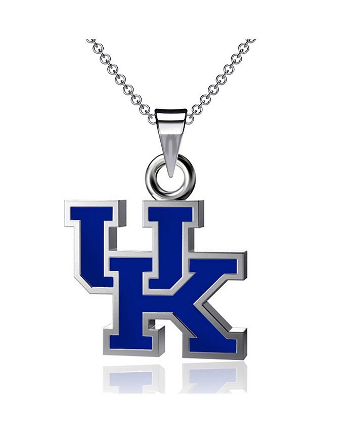 Dayna Designs Women's Kentucky Wildcats Enamel Small Pendant Necklace ...