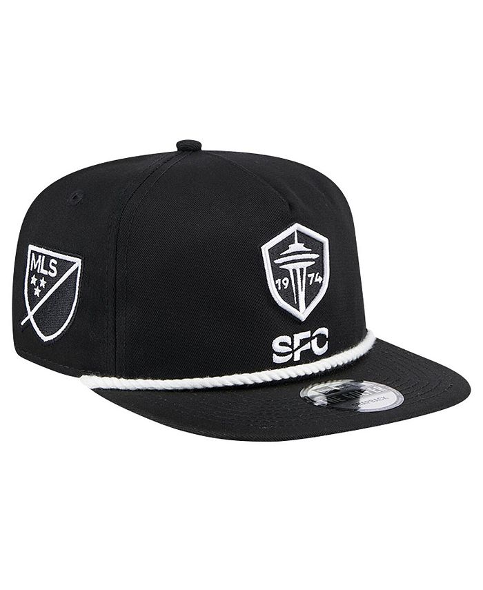 New Era Men's Black Seattle Sounders FC 2024 Kick Off Collection Golfer ...
