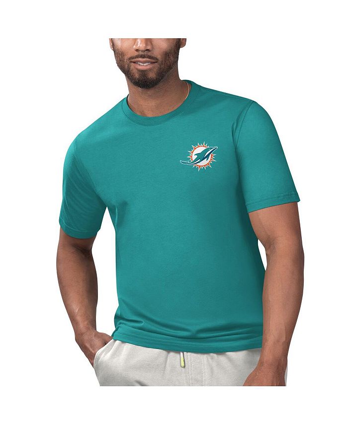 Margaritaville Men's Aqua Miami Dolphins Licensed to Chill T-shirt - Macy's
