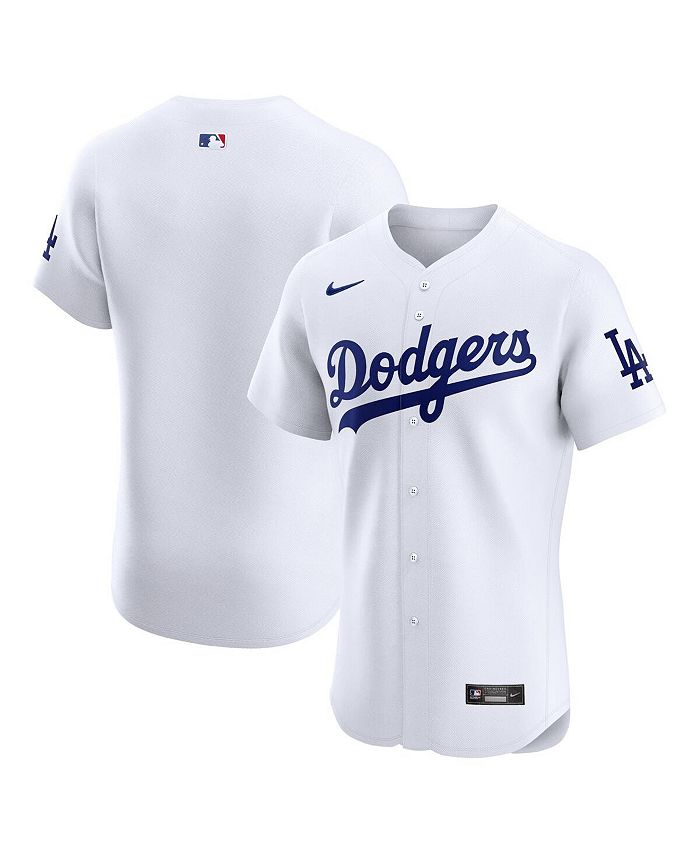 Nike Men's White Los Angeles Dodgers Home Elite Jersey - Macy's