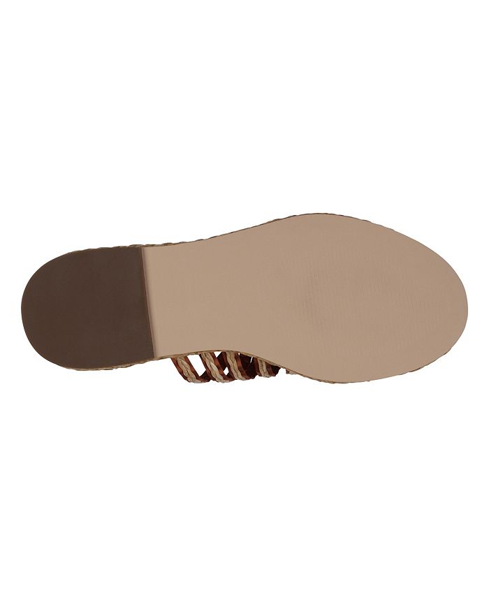 GC Shoes Women's Phoenix Strappy Espadrille Flat Sandals - Macy's
