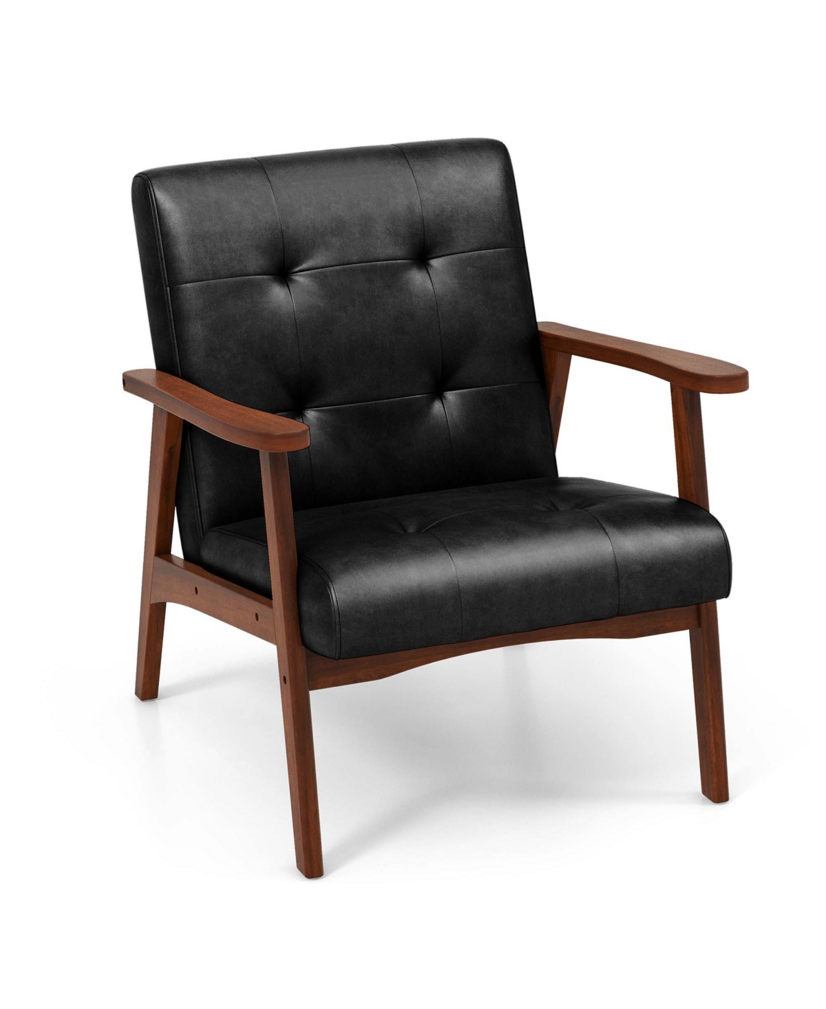 Click here for Mid Century Accent Chair Tufted Reading Armchair S... prices