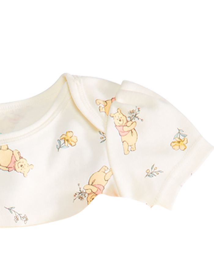 Disney Baby 3 Pack Winnie The Pooh Bodysuits - Macy's