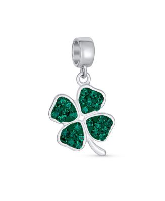 Bling Jewelry Celtic Lucky Good Luck Leaf Green Crystal Shamrock Irish ...