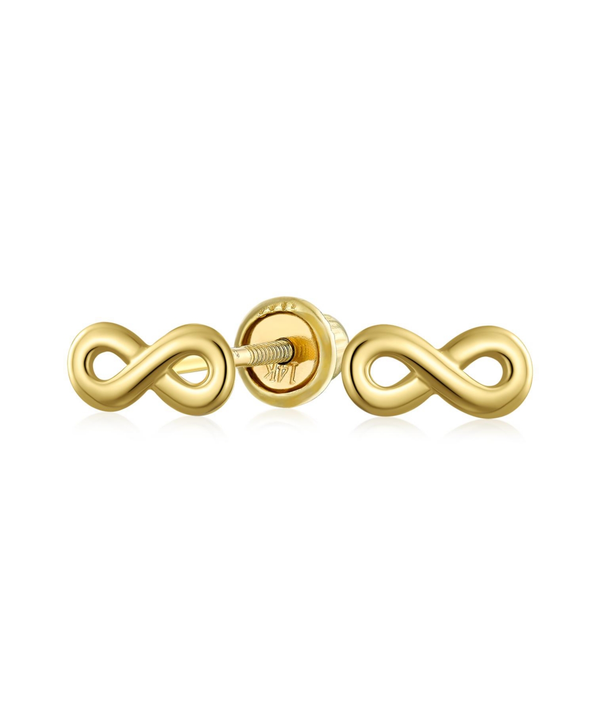 Click here for Bling Jewelry Petite Minimalist14K Yellow Gold Sym... prices