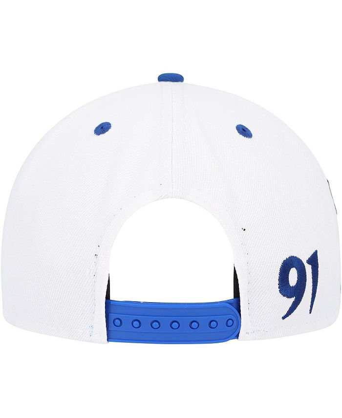 Lids Men's White, Blue Death Row Records Paisley Snapback Hat - Macy's