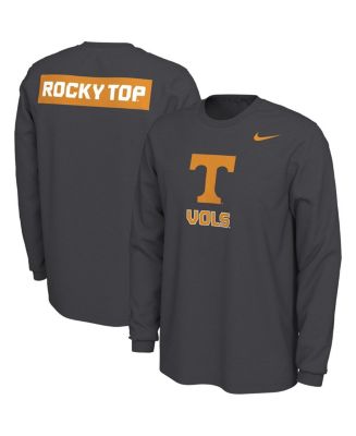 Men's Nike Anthracite Tennessee Volunteers Hook Pack Long Sleeve T-shirt - Macy's