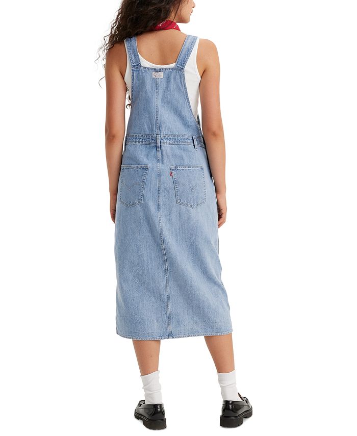 Levi's Women's Tico Cotton Button-Front Overalls Dress - Macy's