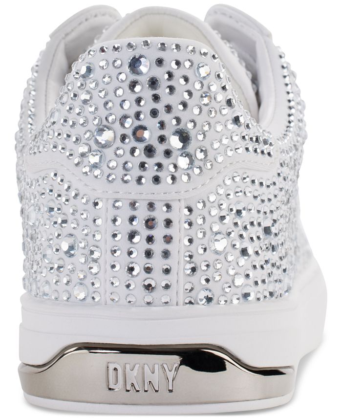 DKNY Abeni Rhinestone Low Top Sneakers - Macy's