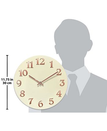 Infinity Instruments Round Wall Clock - Macy's