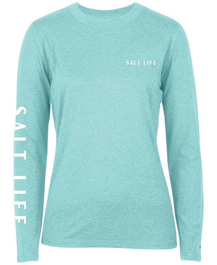 Salt Life Women's Jungle Breeze Long-Sleeve Performance T-Shirt - Macy's