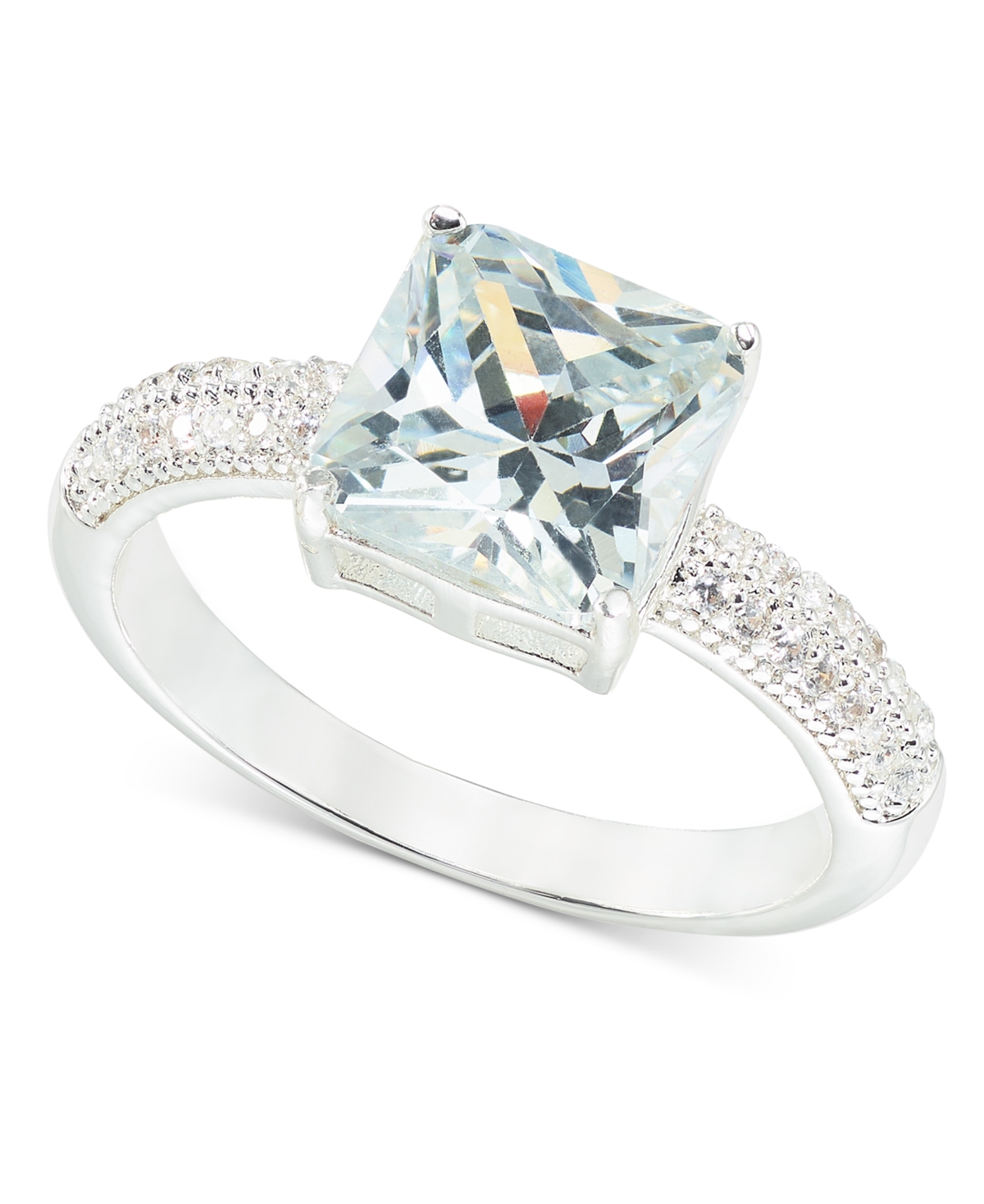 Click here for Charter Club Silver Plated Cubic Zirconia Ring  Cr... prices
