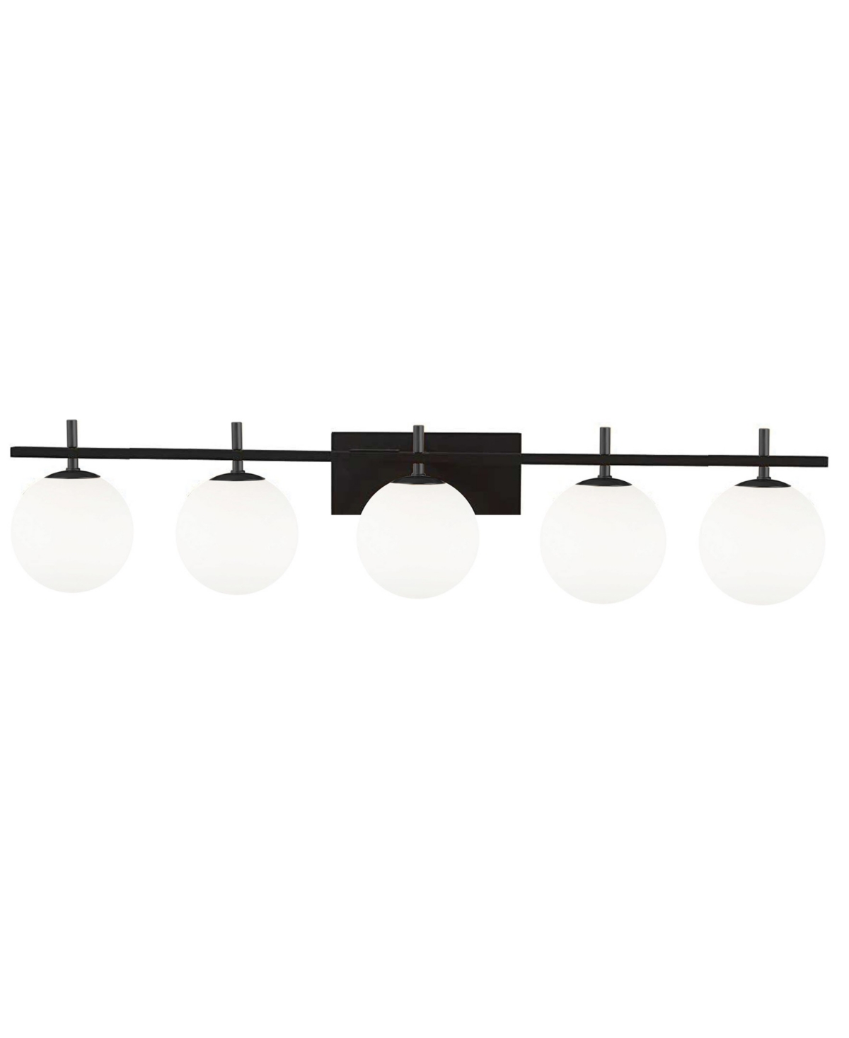 Click here for Dainolite 8 Metal  Glass Vanity Light - Matte Blac... prices