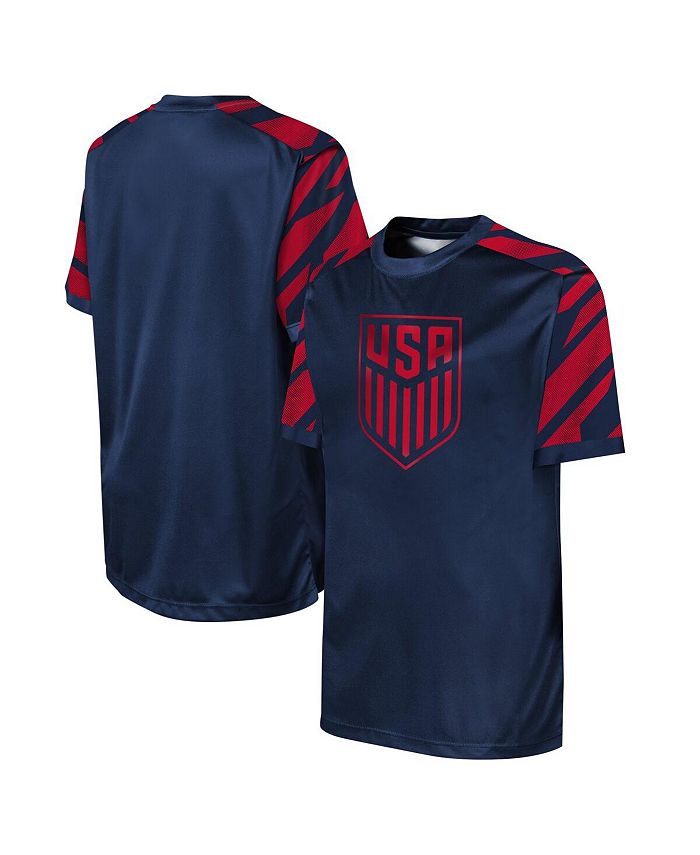 Outerstuff Big Boys and Girls Navy USMNT 2023/24 Winning Tackle T-shirt ...