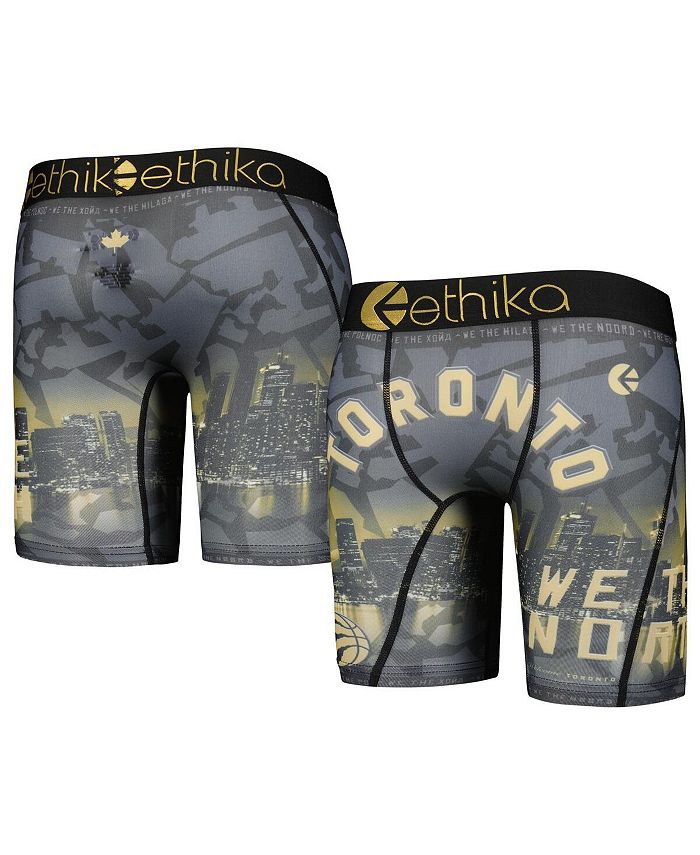 Ethika Youth Boys and Girls Tan Toronto Raptors City Edition Boxer ...