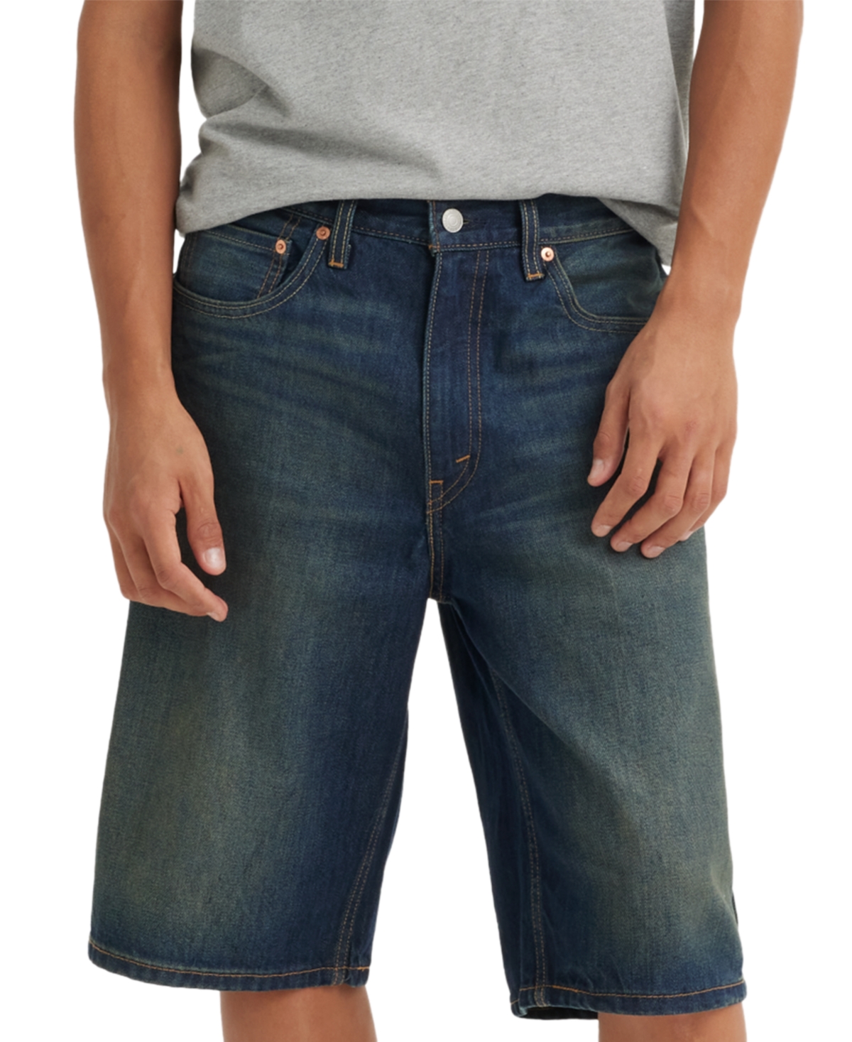 Click here for Levis Mens 469 Loose 12 Jean Shorts - Springstein prices