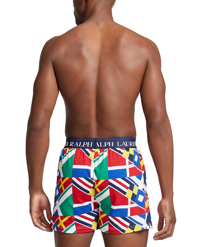 Polo Ralph Lauren Men's Exposed Waistband Knit Boxer Shorts - Macy's
