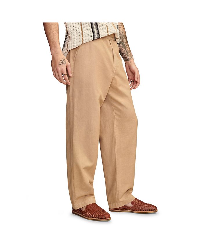 Lucky Brand Men's Linen Pull-On Pants - Macy's