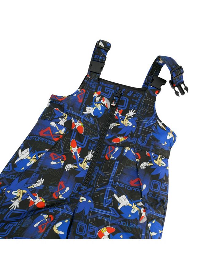 SEGA Sonic the Hedgehog Kids' Printed Bib Snow Pants - Macy's