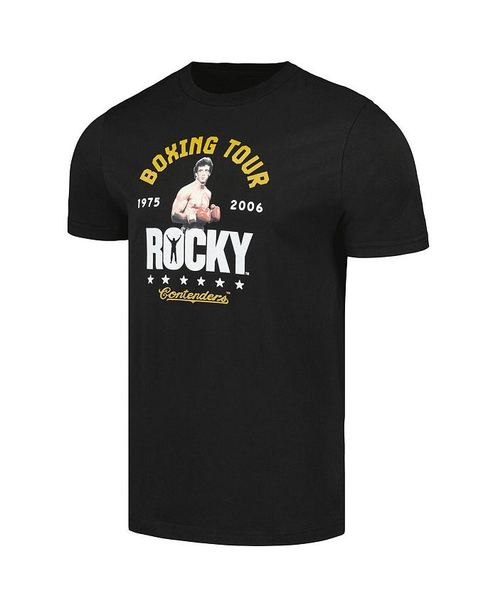 Contenders Clothing Men's Black Rocky Boxing Tour T-shirt - Macy's