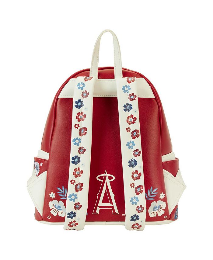 Loungefly Men's and Women's Los Angeles Angels Floral Mini Backpack ...