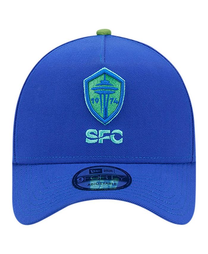 New Era Men's Blue Seattle Sounders FC 2024 Kick Off Collection 9FORTY ...