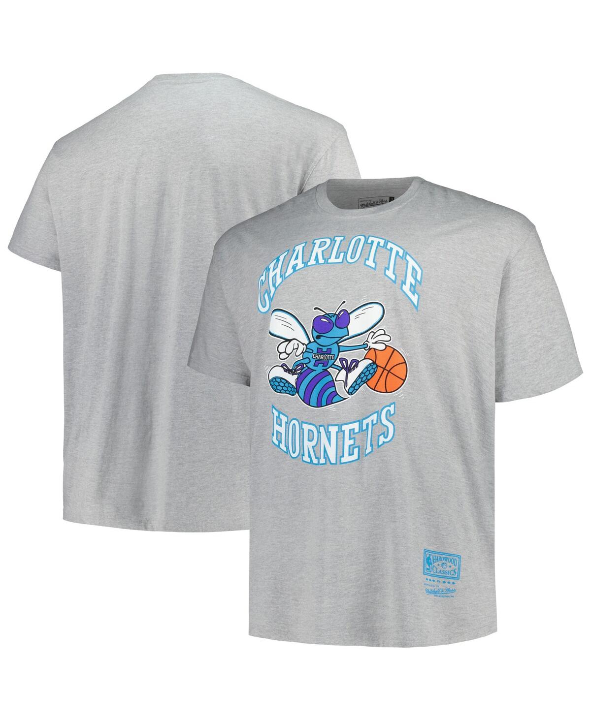 Click here for Mens Mitchell & Ness Heather Gray Distressed Charl... prices