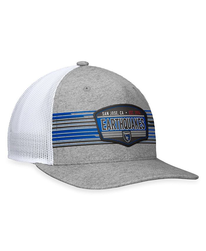 Fanatics Men's Steel San Jose Earthquakes Stroke Trucker Snapback Hat ...