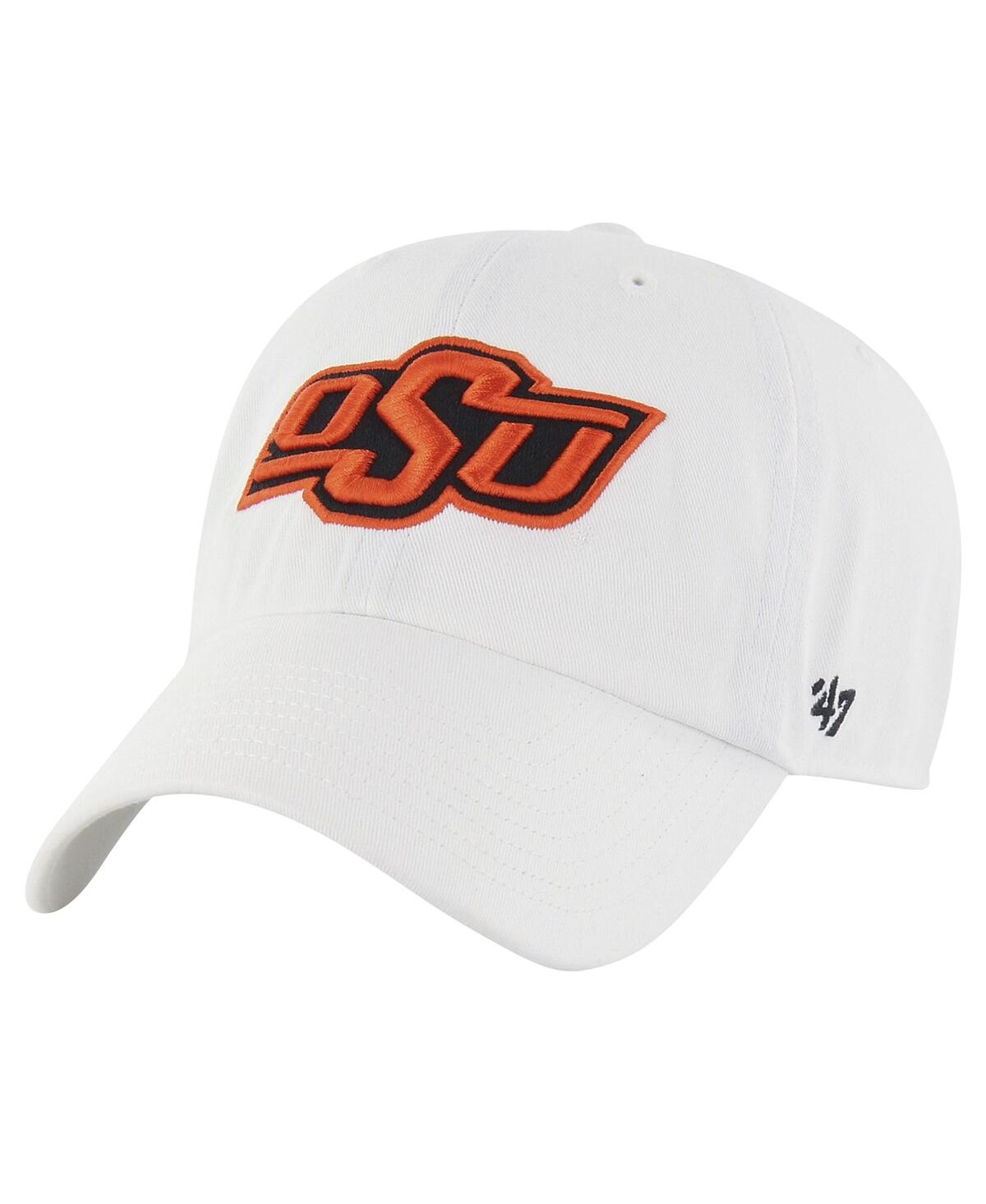 Click here for Mens 47 Brand White Distressed Oklahoma State Cowb... prices